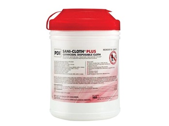 WIPE SANI CLOTH PLUS LRG 160/BX 12 BX/CS RED TOP